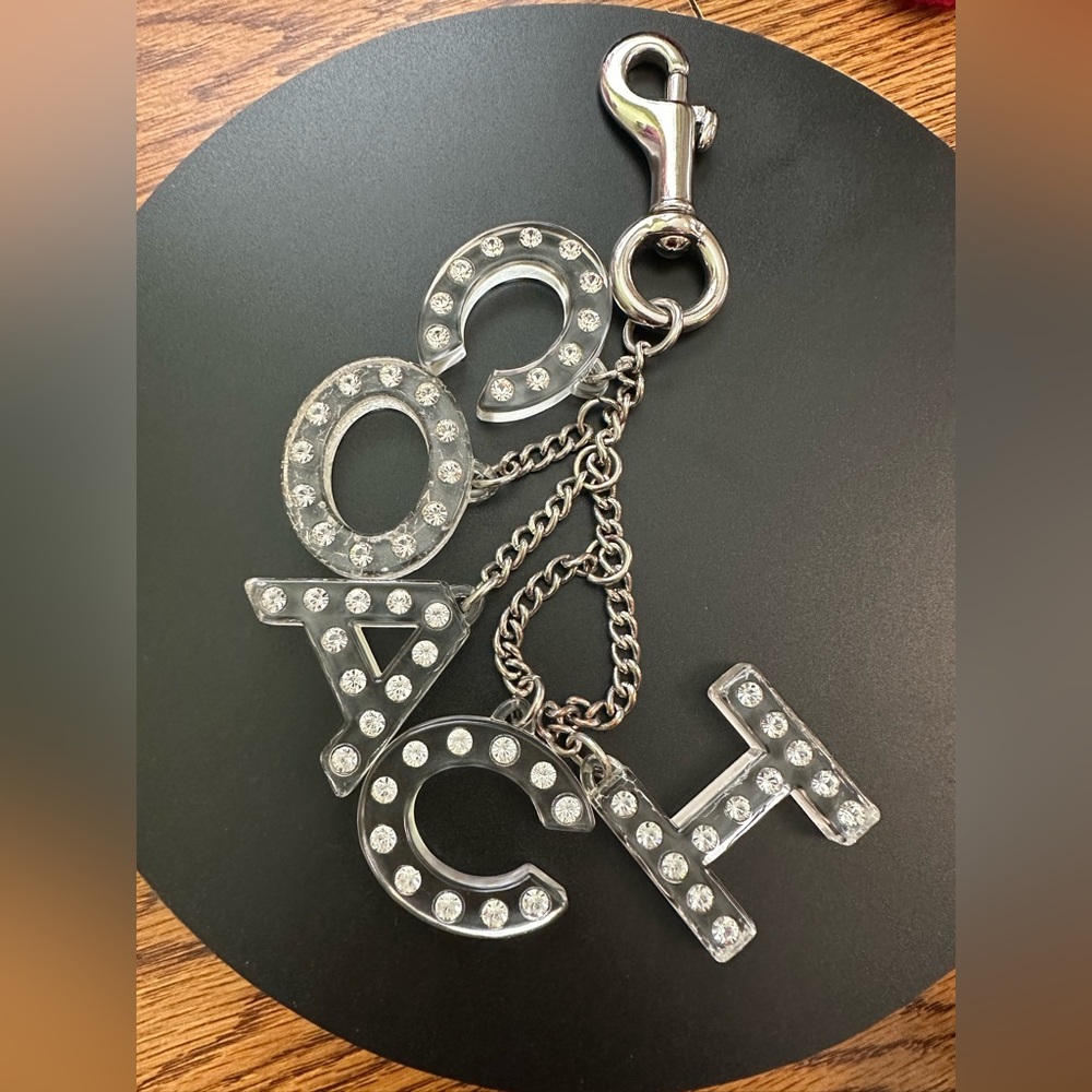 Coach Charm Silver With Letters - Gem